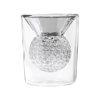 Generic Golfor Shot Glass Set - Mini Golf Ball Whisky Cups, Unique Clear | Trinkpläne mit sportlichem Thema, stilvolle Weinschießbecher für Männer, Alkoholges