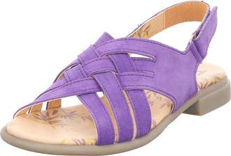 Think Damen KAMAA Lederfutter Sandale, Lavender 8000, 40 EU