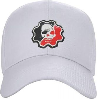 Generic Casquette de baseball cool classique Gear Wars squelette cr&acirc;ne casquette de camionneur femme homme personnalis&eacute; r&eacute;glable unisexe casquette de baseball