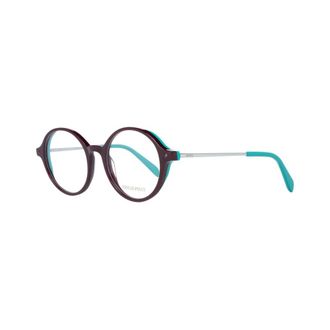 Pucci Femme, Accessoires, Rouge, Taille: ONE Size Lunettes Rondes Bordeaux pour Femmes