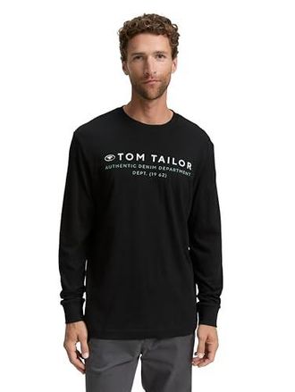 Tom Tailor Tom Tailor T-Shirt &agrave; Manches Longues pour Homme, 29999 - Noir., M