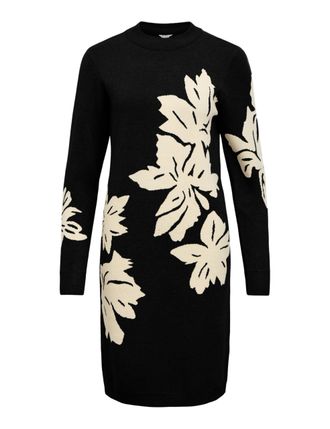 Object Objray L/S Knit Dress AOP Noos