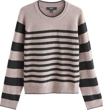 Next Strickpullover Lang&auml;rmeliger, superweicher Pullover mit Rundhals (1-tlg)