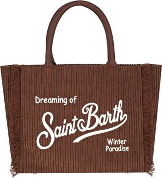 MC2 Saint Barth Femme, Sacs, Brun, Taille: ONE Size Borse Colette Corduroy