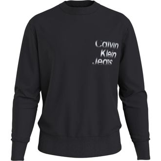 Calvin Klein Schwarzer Pullover Fr&uuml;hling/Sommer 2024 - - Sweatshirts & Hoodies - Herren - Schwarzk - L