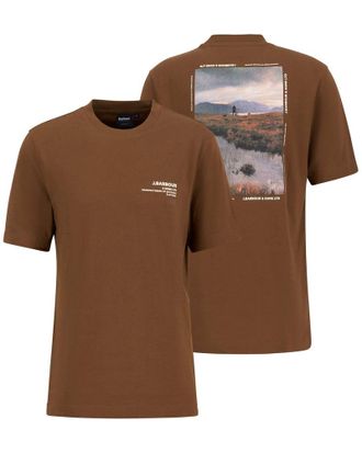 Barbour T-Shirt mit beidseitigem Print, Relaxed Fit in