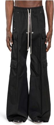 Rick Owens Homme, Pantalons, Noir, Taille: L Cargobelas Pantalons