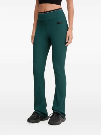 Emporio Armani pantalon &agrave; taille &eacute;lastiqu&eacute;e - Vert