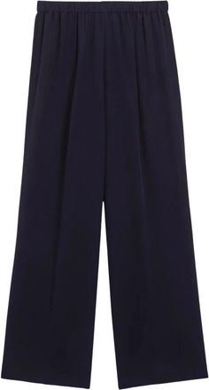 Aspesi Femme, Pantalons, Bleu, Taille: 38 FR Pantalon en Cr&ecirc;pe de Chine de Soie