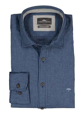 Fynch-Hatton Fynch-Hatton Herren Hemd blau