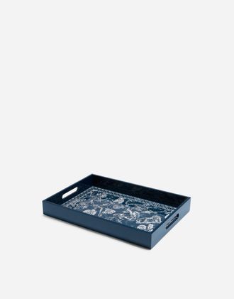 Dolce & Gabbana Tablett Aus Plexiglas - Rechteckig Mehrfarbig Onesize