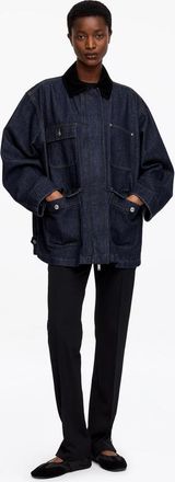 Arket Oversized-Jeansjacke -Blau