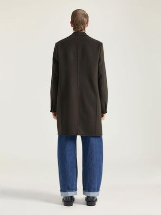 Givenchy Wool-Blend Oversized Coat - Khaki