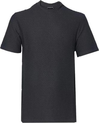 Emporio Armani Homme, Tops, Noir, Taille: S T-Shirt &agrave; Col Rond