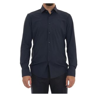 HUGO BOSS Homme, Chemises, Bleu, Taille: M 404 Camicia