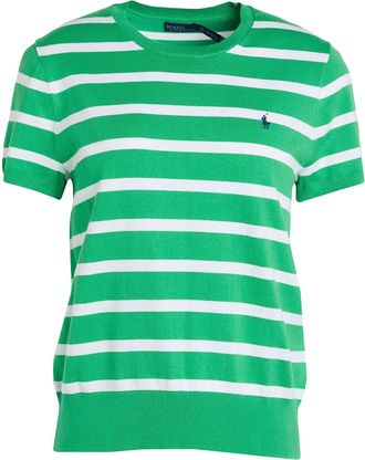 Ralph Lauren STRIPED SHORT-SLEEVE SWEATER