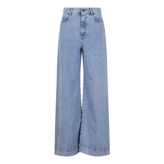 Max Mara Femme, Jeans, Bleu, Taille: 36 FR Wide Jeans