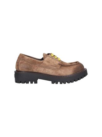 Prada Wildleder Derby Schuhe