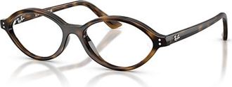 Ray-Ban Romy Optics Bio-based Havana Fassung Klar Glas Polarisiert 54-16