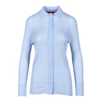 Wild Cashmere Strickjacke - - Knitwear - Damen - Blau - 2XS