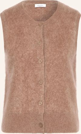 Darling Harbour Darling Harbour Strickweste Aus Cashmere braun