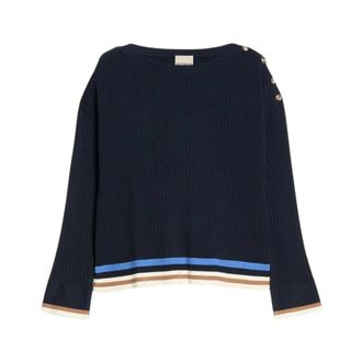 Pennyblack Rundhals-Strickware - - Knitwear - Damen - Blau - M