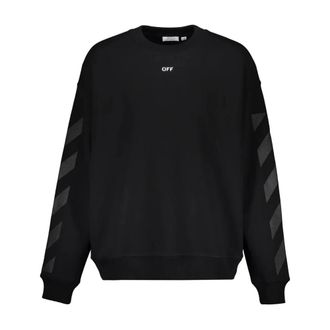Off-white Homme, Sweatshirts et sweats &agrave; capuche, Noir, Taille: M Logo SweaT-shirt