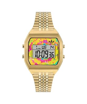 adidas Originals Adidas Originals Digital Zwei Unisex Gold Uhr AOST24559