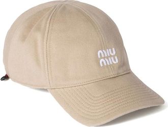 Miu Miu Denim Baseball Cap