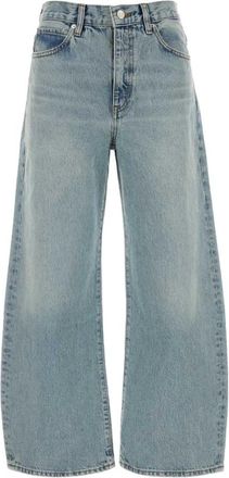 Frame Denim Femme, Jeans, Bleu, Taille: W24 The Bow Wide-Leg Jeans