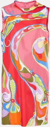 Pucci Minikleid Orchidee aus Seiden-Twill