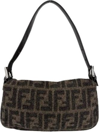 Fendi Sac bandouli&egrave;re vintage Pre-owned - Femme - Pre-owned - Brun - Taille: ONE Size