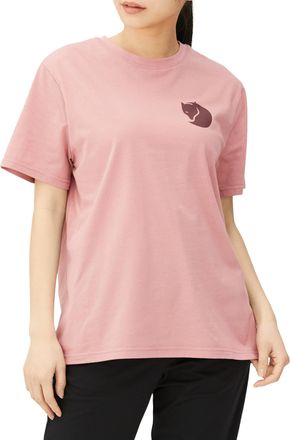 Fjällräven Damen Fox Boxy Logo T-Shirt, Dusty Rose, XL