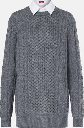 Staud Pulloverkleid Aldrin aus einem Wollgemisch