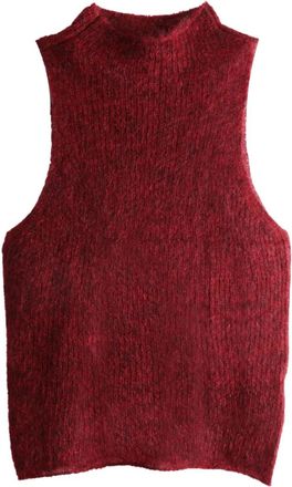 Amomento pull à col montant - Rouge