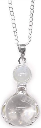 Ancient Wisdom Anh&auml;nger Gemstone Healing Hands Pendant - Rock Quarz GPJ-11 Marke, Einheitsgr&ouml;&szlig;e, Metall, Kein Edelstein