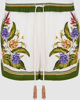 Farm Rio Short Tropical Scarf Sand