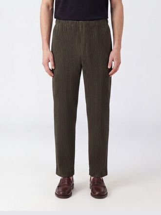 Homme Pliss&eacute; Issey Miyake Pantalon slim fit pliss&eacute; Homme Pliss&eacute; Issey Miyake &agrave; taille &eacute;lastiqu&eacute;e