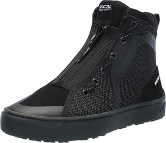 TCX Homme IKASU AIR Chaussure de Moto dété, Respirante avec Protections, Noir, 47 EU