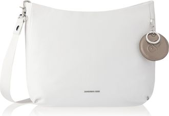 Mandarina Duck Damen Mellow Leather Schultertasche, Nimbus Cloud