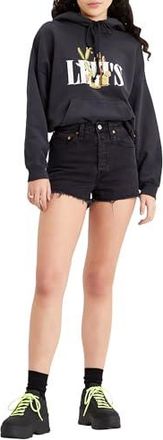 Levi's Femme Ribcage Shorts, Black Lake, 23