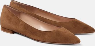 Gianvito Rossi Ballerinas Gianvito aus Veloursleder