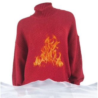 Generic Pull &eacute;pais pour femme | Pull &agrave; col roul&eacute; manches chauve-souris Pulls &agrave; manches longues | Pulls surdimensionn&eacute;s Manches chauve-souris Pull &agrave; manches lo