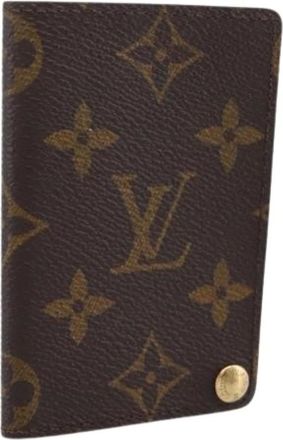 Louis Vuitton Porte-cartes Pre-owned - Femme - Pre-owned - Brun - Taille: ONE Size