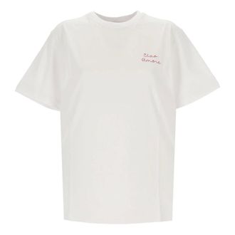 Giada Benincasa Femme, Tops, Blanc, Taille: 36 FR Hello Love T-shirt