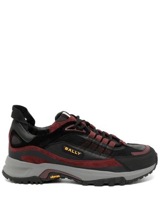 Bally baskets &agrave; logo appliqu&eacute; - Noir