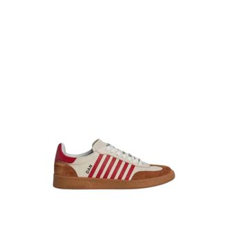 Dsquared2 Gestreifte Athletic Boxer Sneakers - - Shoes - Herren - Rot - 40 EU