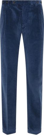 Berwich Feincordhose mit Bundfalte und Riegelverschluss in