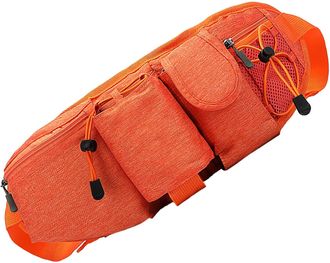 Generico Sportliche G&uuml;rteltasche - G&uuml;rteltasche mit Flaschenhalter und Handytasche | Sportg&uuml;rtel mit Flaschenhalter | Radfahren Wandern Reisen Camping Gym Jogg