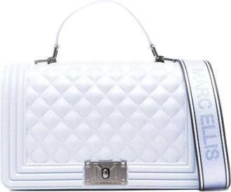 Marc Ellis Femme, Sacs, Bleu, Taille: ONE Size Sac à bandoulière matelassé en bleu ciel